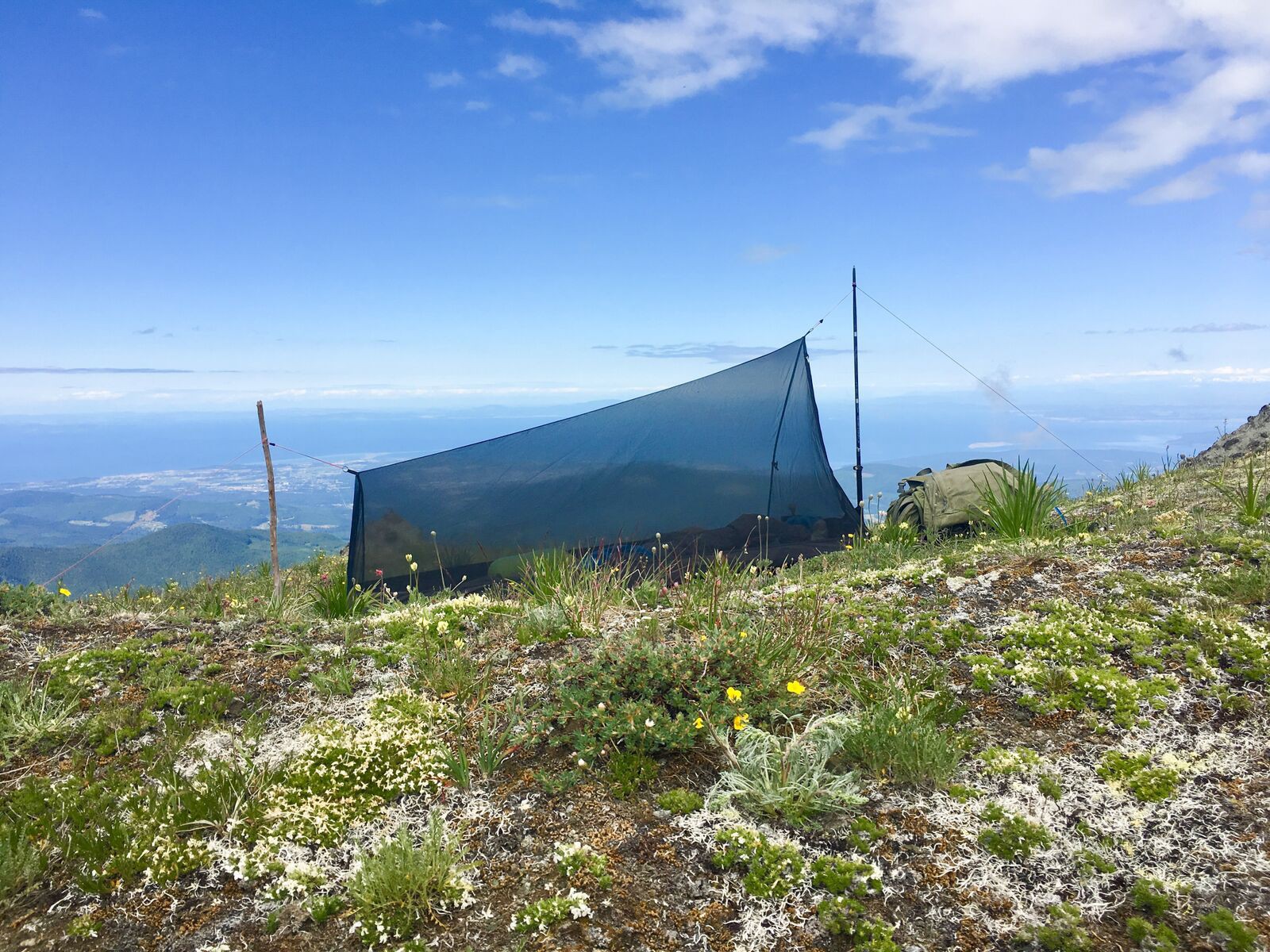 Tente minimaliste en tissu Mesh / Abri Hilleberg Mesh Tent 1