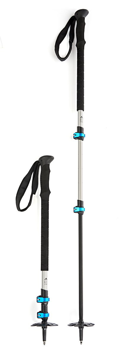 Bâtons Summit Poles Haute Route Compact Long grip 3 Brins pour la ...
