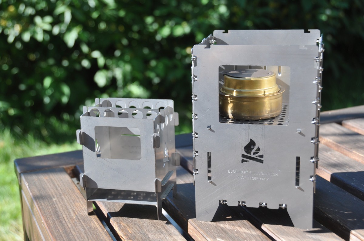 Réchaud bois Bushbox XL Combination Kit - Acier inoxydable - Pliable ...