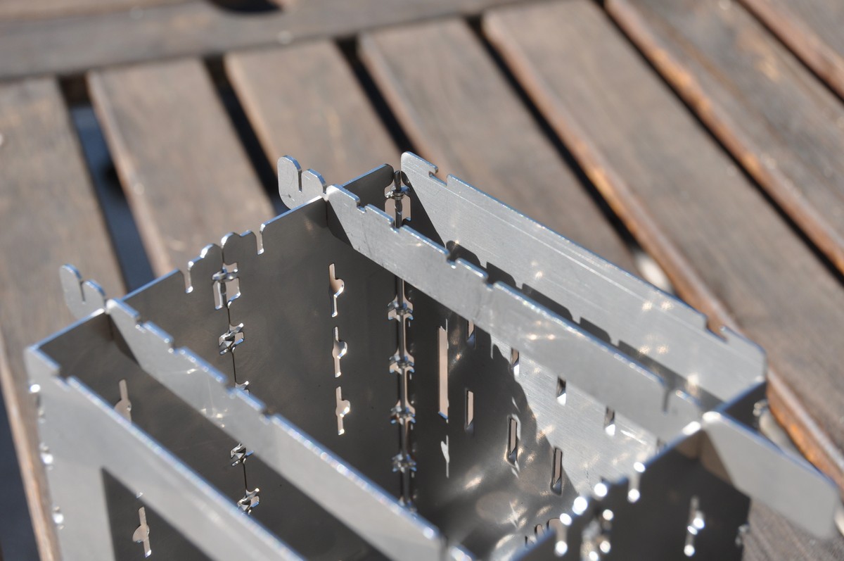 Réchaud bois Bushbox XL Combination Kit - Acier inoxydable - Pliable ...