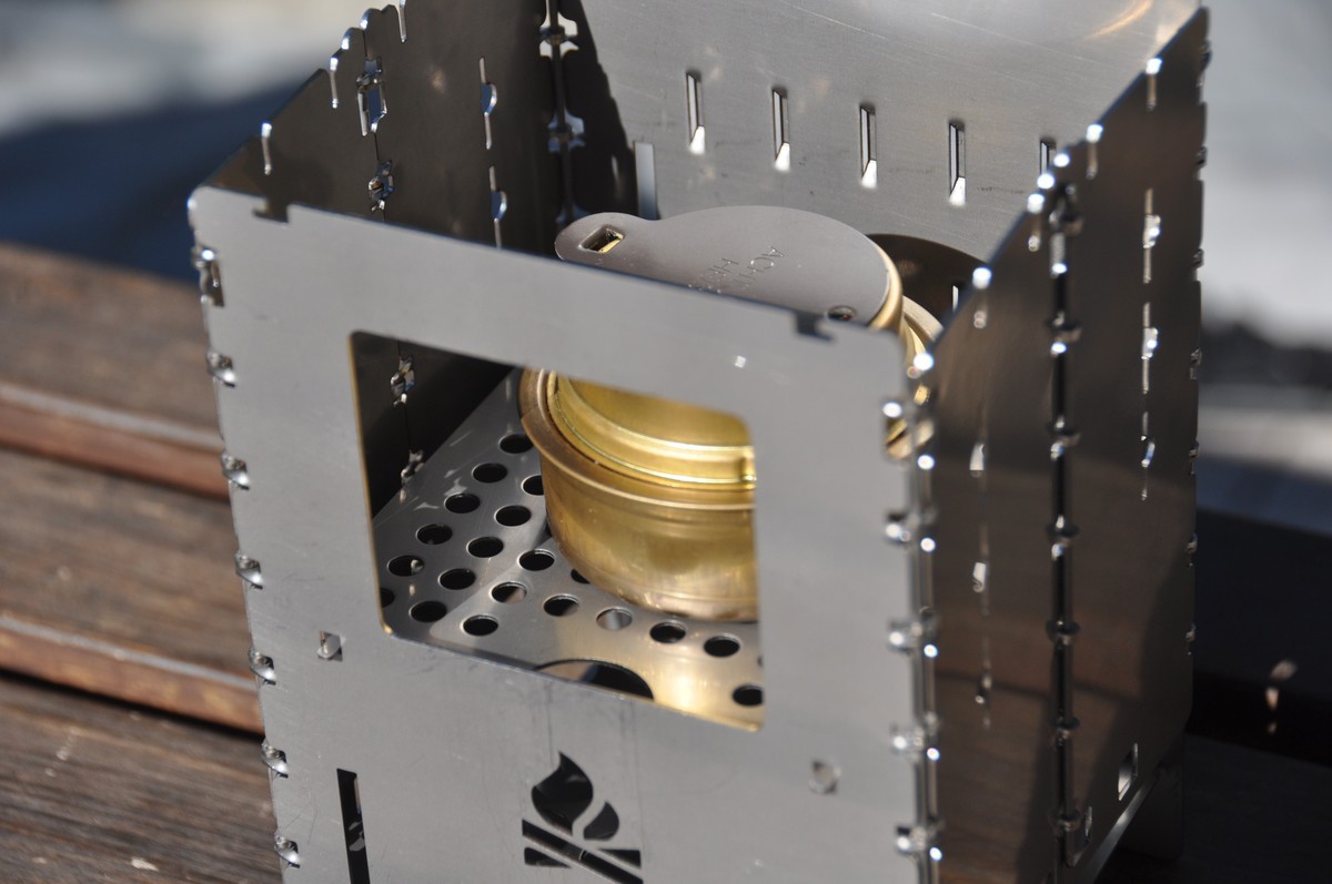 Réchaud bois Bushbox XL Combination Kit - Acier inoxydable - Pliable ...