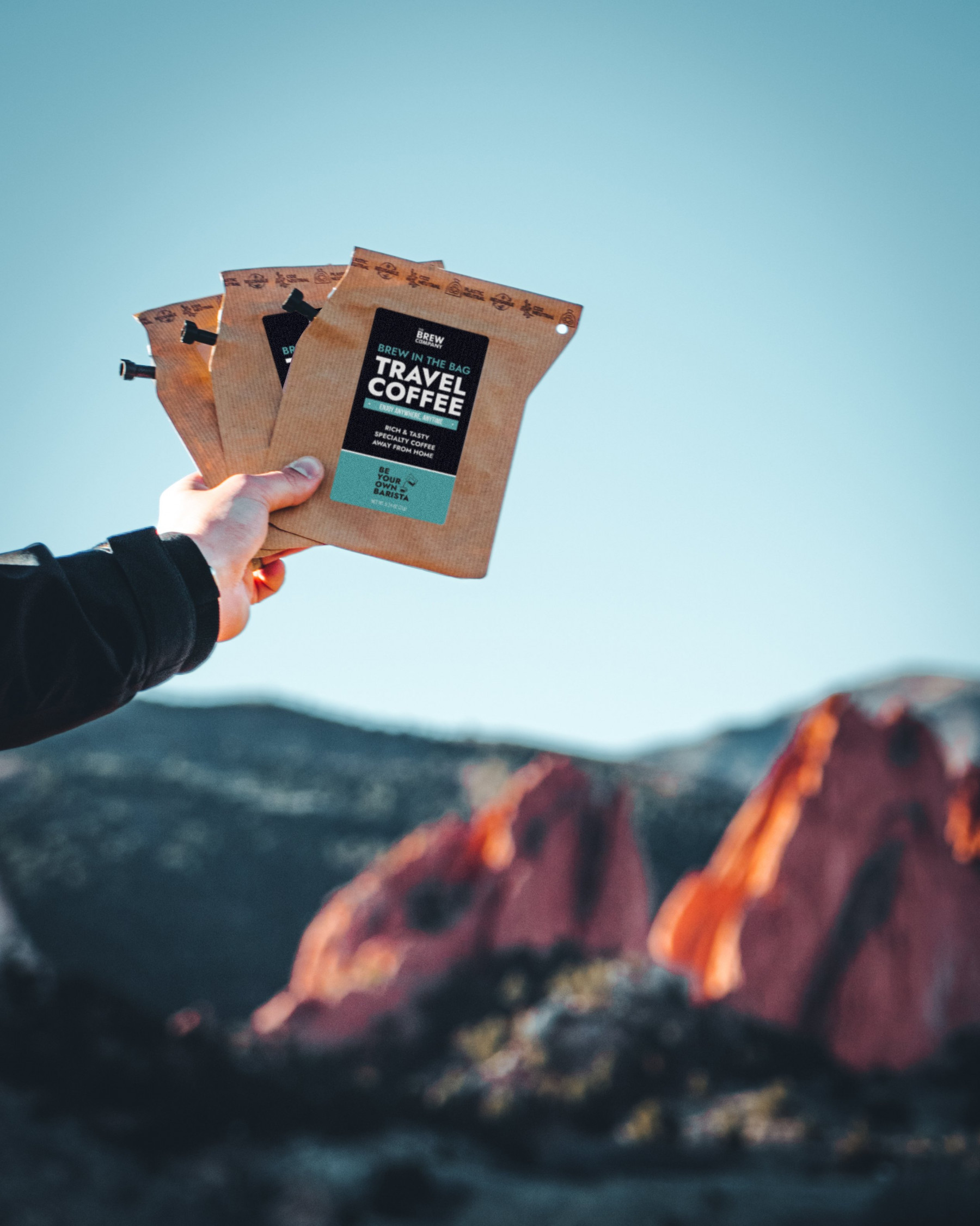 Café nomade en sachet The Brew Company Travel Coffee