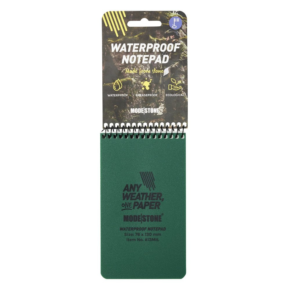 Carnet tout-temps imperméable Modestone Waterproof Notepad 76x130mm