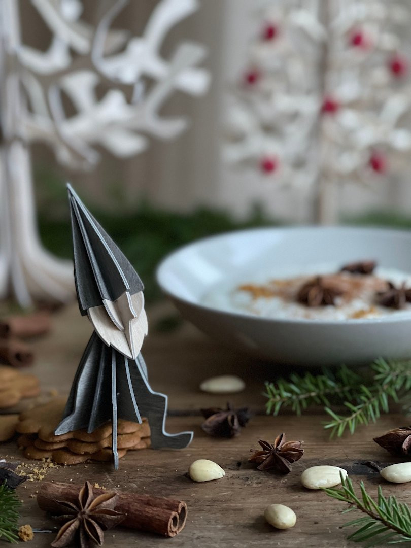 Lovi Elf - Elfe en bois décoratif fabriqué en Finlande