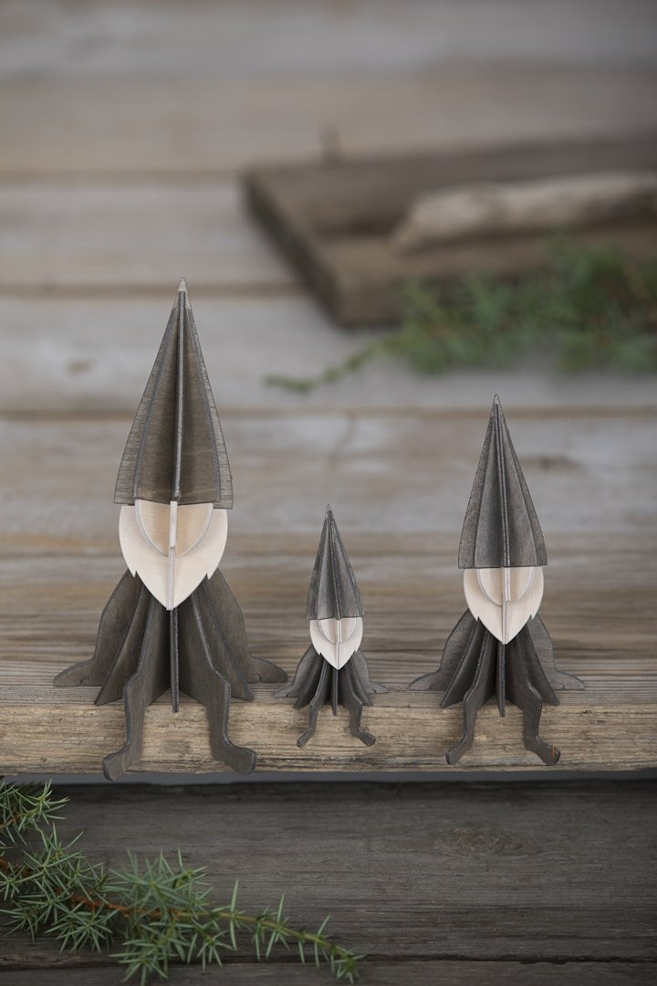 Lovi Elf - Elfe en bois décoratif fabriqué en Finlande