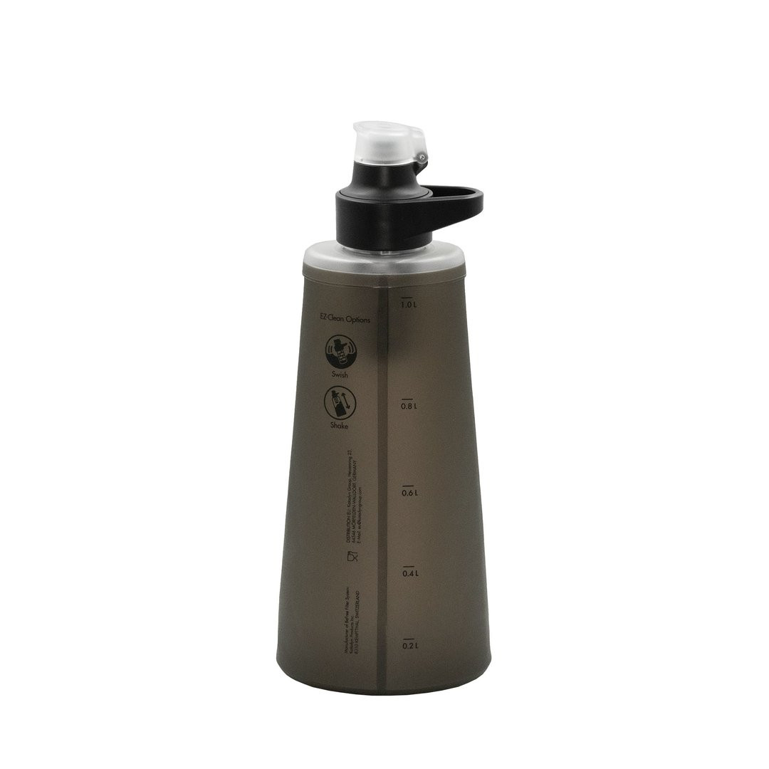 Katadyn BeFree AC Black – Filtre à eau robuste 1.0L pour l’outdoor