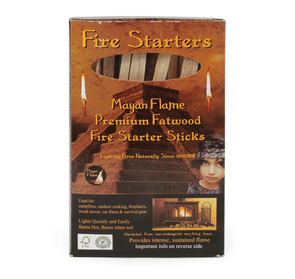 Allume-feux haute teneur en résine Origin Outdoors Fatwood Maya Stick