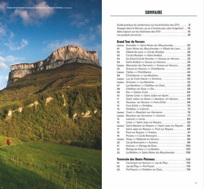 Topo-Guide GTV : Grand Tour du Vercors et traversée des Hauts-Plateaux ...