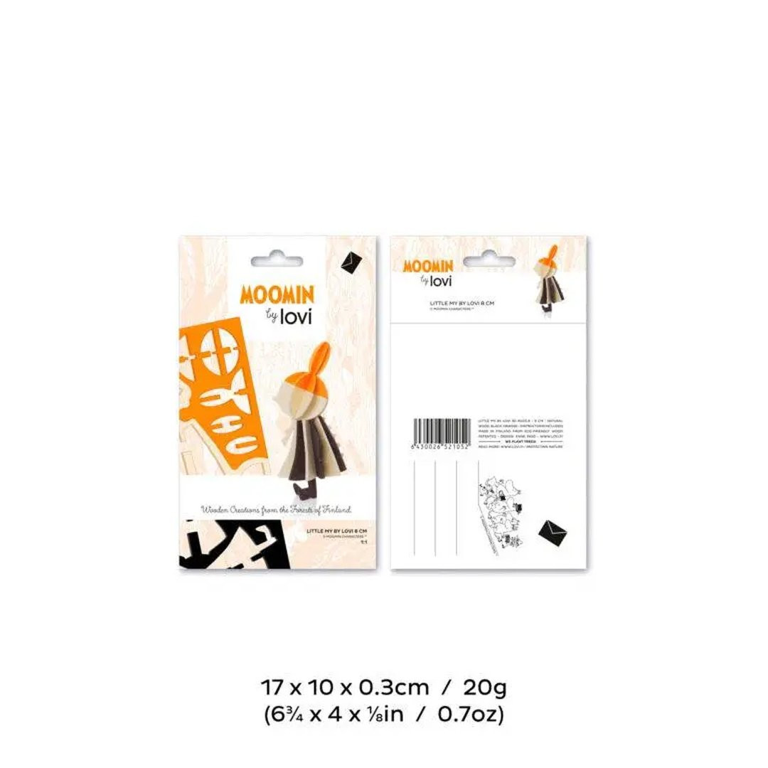 Moomin little My By Lovi - Courageuse et intrépide - Figurine en bois