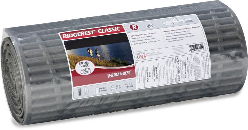 Matelas Thermarest RidgeRest Classic : mousse légère