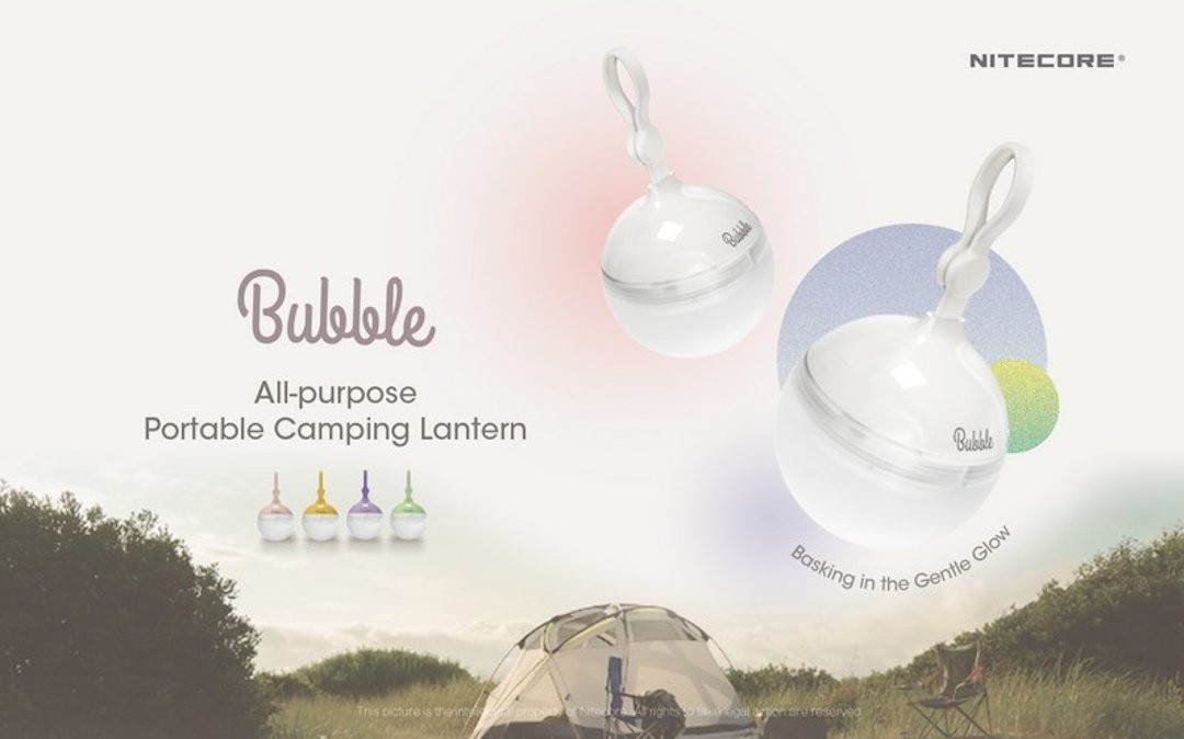 Mini lanterne de camping Nitecore Bubble