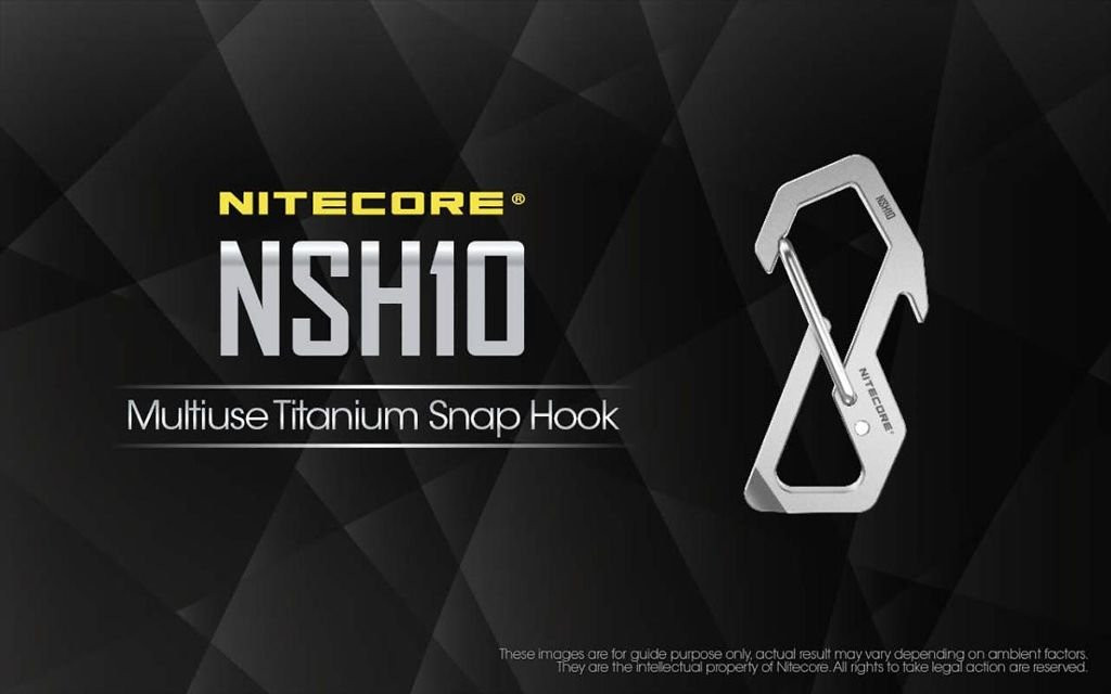 Outils multifonctions en titane - Nitecore NSH10 Multiuse Titanium Snap ...
