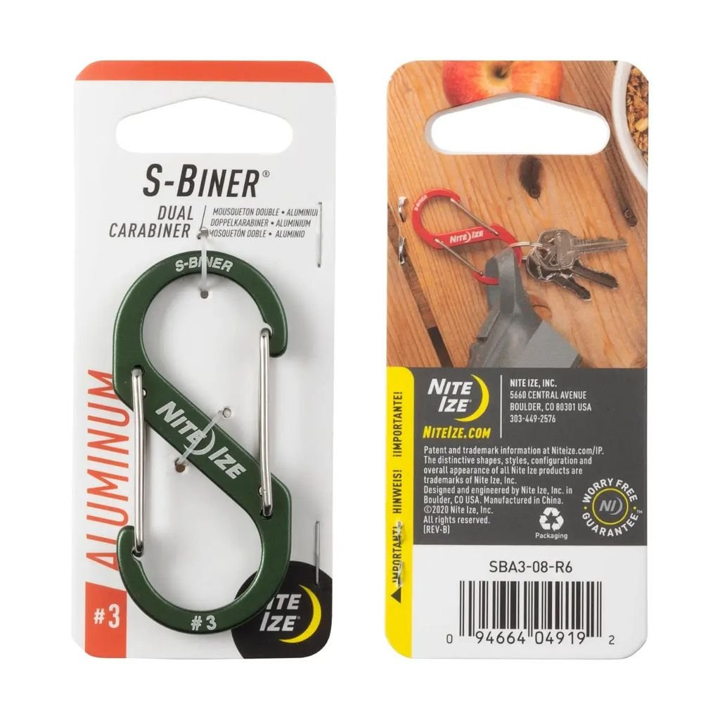 Mousqueton à deux ouvertures Nite Ize S-Biner Aluminum Dual Carabiner M