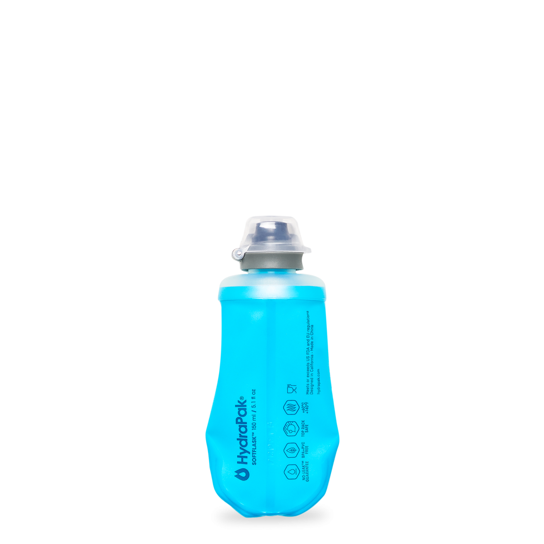Flasque souple Hydrapak Softflask 150 ml pour transporter Gel, purée, compote - Trail et endurance