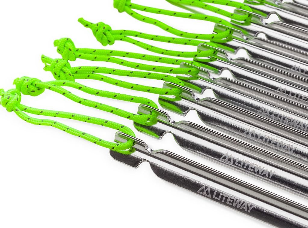 Sardines en forme de Y torsadé Liteway Y-Pegs
