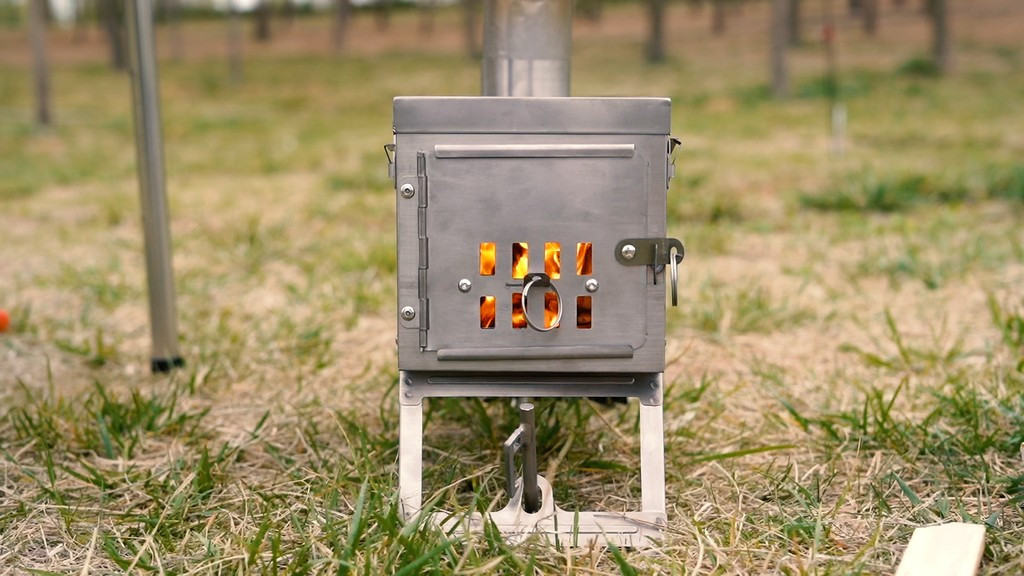 Poêle à bois léger en titane Winnerwell Fastfold Ultralight Backpack ...