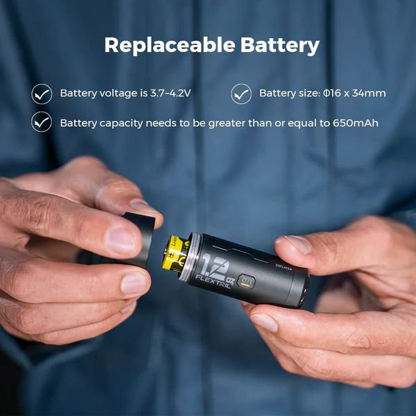 Mini pompe ultralégère Flextail Zero Pump pour le bivouac et la randonnée