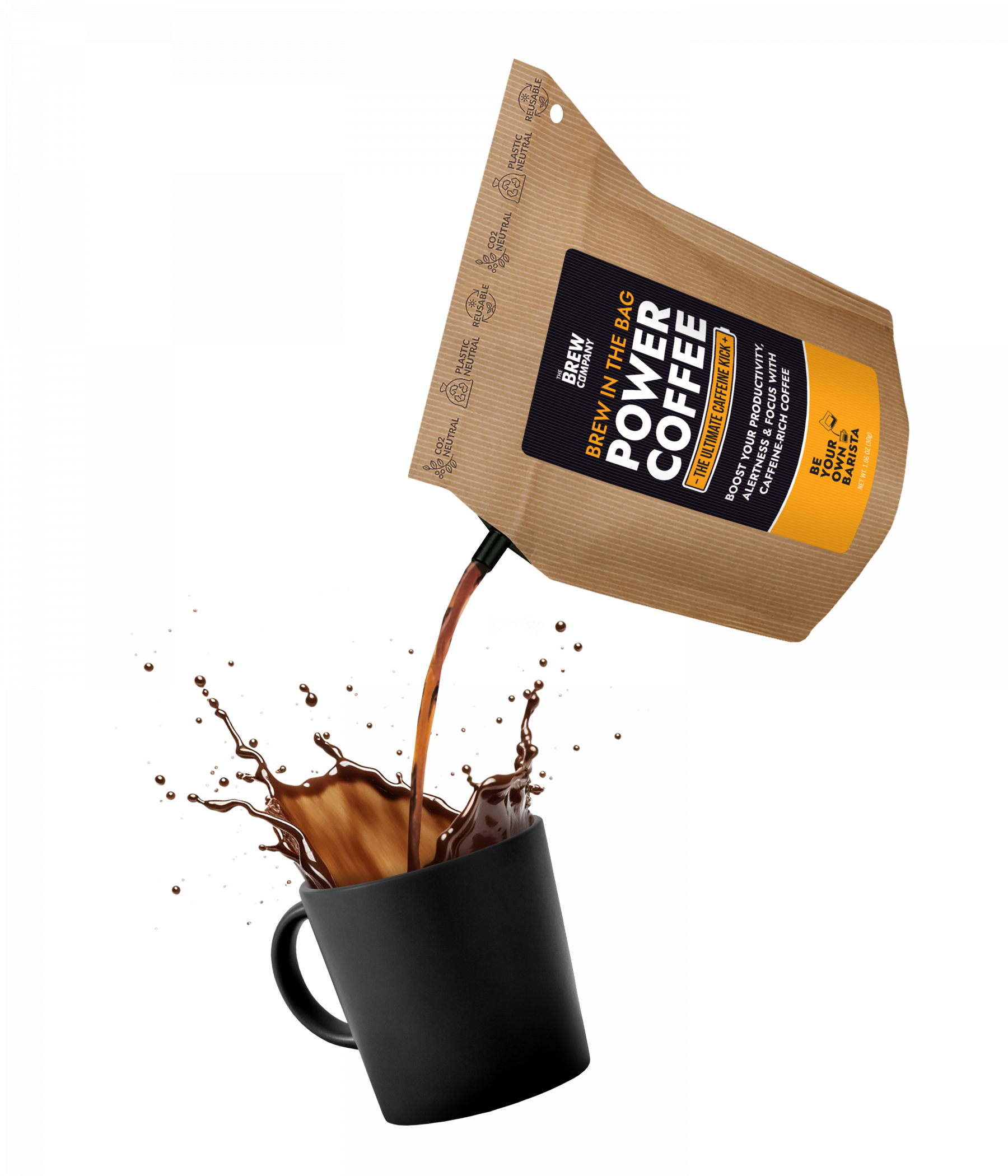 Café nomade en sachet The Brew Company Power Coffee