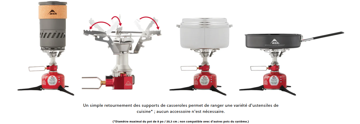 MSR Switch Stove System - Réchaud modulable pour bivouac et camping