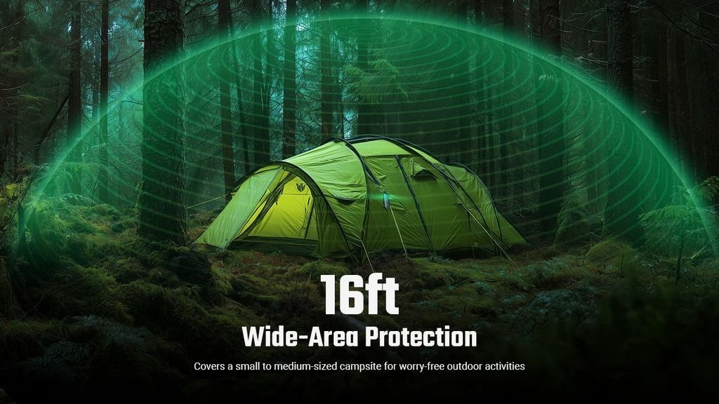 Répulsif anti-moustique zone de protection de 5 mètres Nitecore EMR16