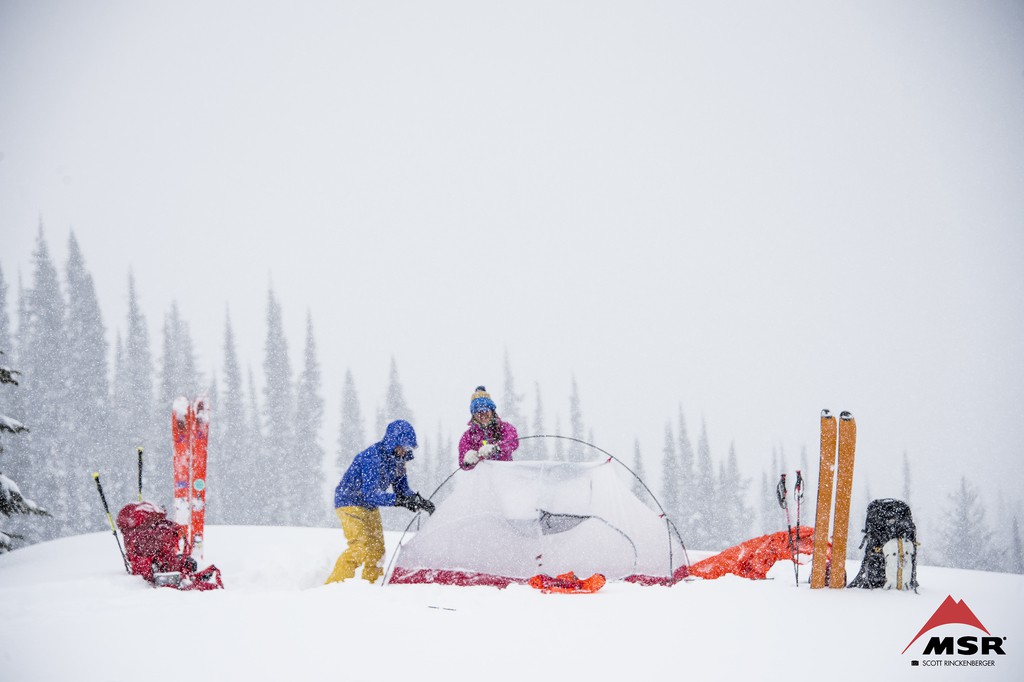 Tente Msr Access 2 : tente légère, 4 saisons pour l'itinérance, 2 personnes
