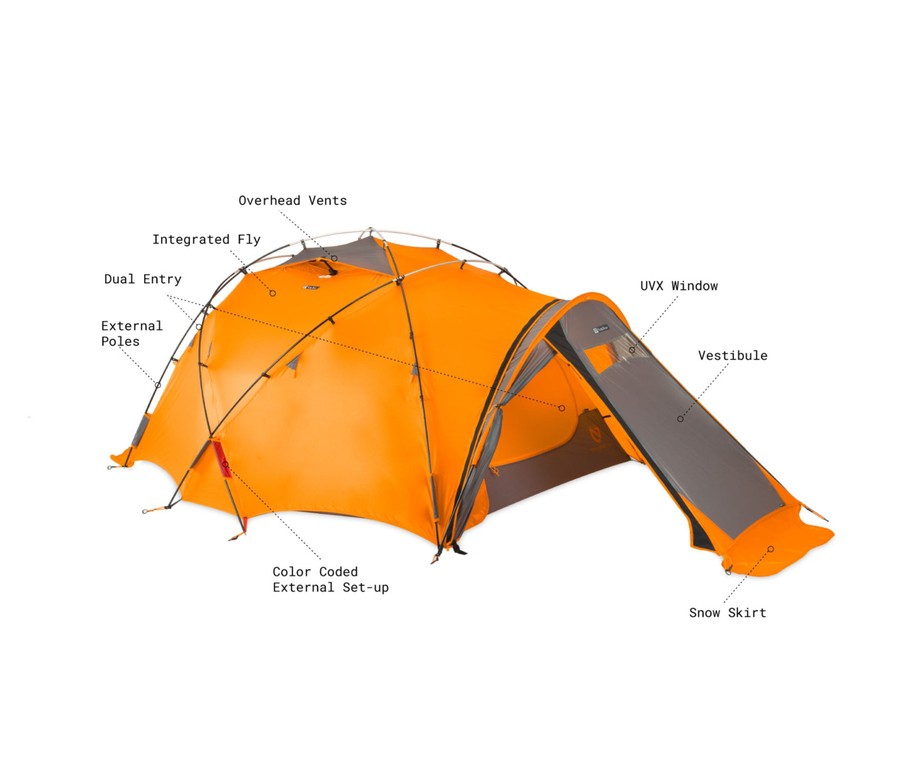 Nemo Chogori 3P : tente de montagne, d’alpinisme et d'expédition. Abri ...