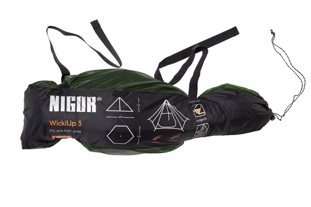 Nigor WickiUp 3 Fly and DAC pole : tipi ultraléger - Double-toit + Mât ...
